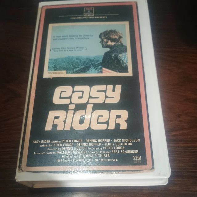 EASY RIDER VHS Tape 1987 Motorcycle Cult Classic Collectable Movie £11. ...