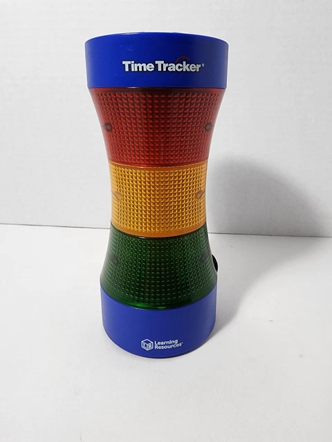 LEARNING RESOURCES TIME Tracker Visual Timer & Clock School Home TESTED ...