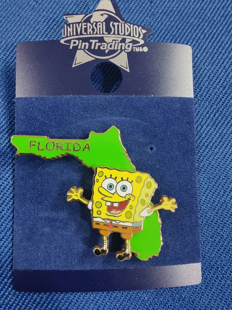 RARE SPONGEBOB SQUAREPANTS Florida Universal Studios Lapel Pin £47.32 ...