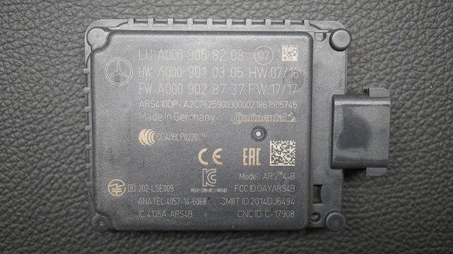 MERCEDES BENZ W222 W213 W238 W257 Radarsensor A0009058208 / Lu A000 905 ...