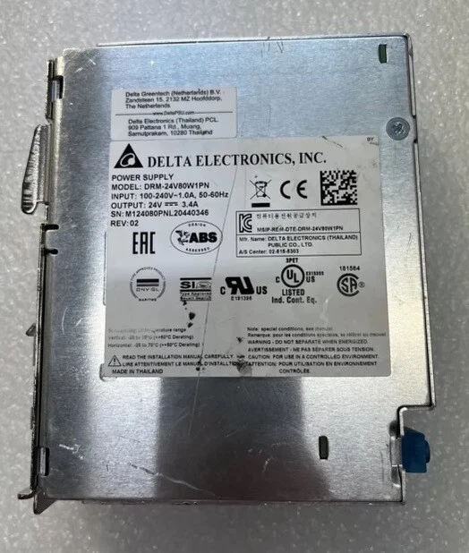 DELTA RAIL SWITCH Power Supply DRM-24V80W1PN $99.99 - PicClick