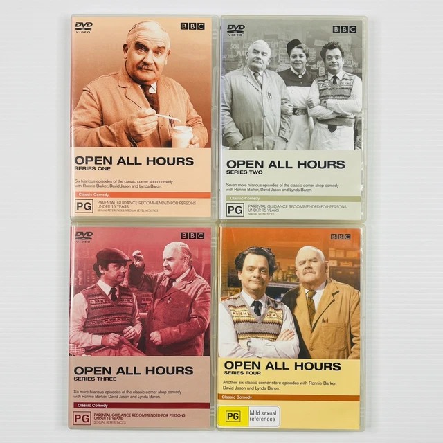 OPEN ALL HOURS Series 1-4 DVD Region 4 PAL Tracked Postage £20.93 ...
