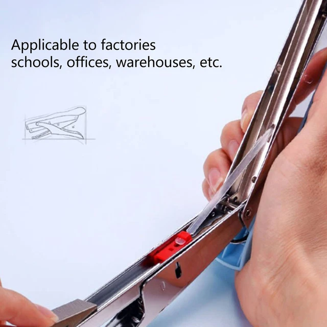 (BLUE)SMALL STAPLER HAND Held Stapler Compact Portable Ergonomic For ...