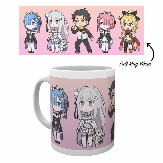 RE: ZERO CHARACTERS Chibi Style Anime Coffee Tea Mug - Official ...
