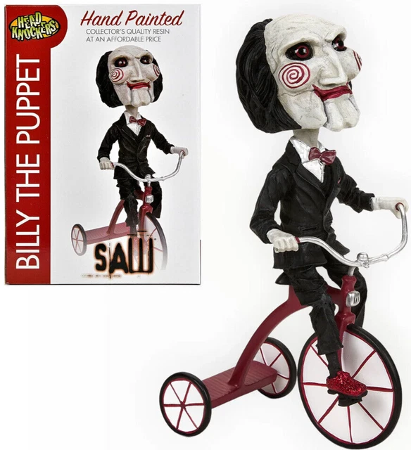 SAW L'RIDDLER HEAD Heurtoir Mugs Billy The Puppet Riding Tricycle NECA ...