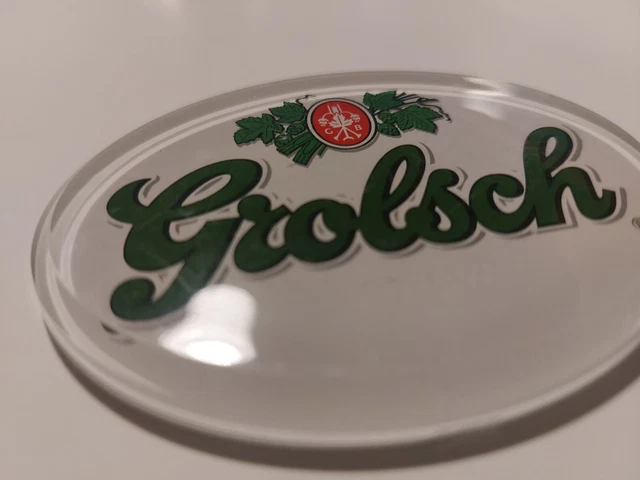 GROLSCH OVAL 2D Flat Lens T Bar Beer Pump FONT Tap Mancave Pubshed EUR ...