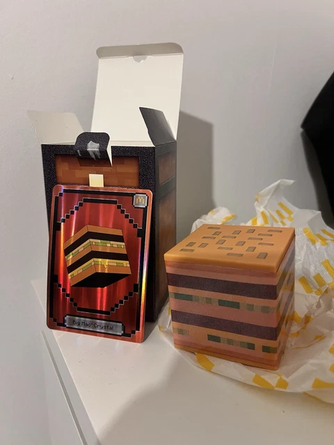MCDONALD'S MINECRAFT BIG Mac Crystal With Code £11.07 - PicClick UK
