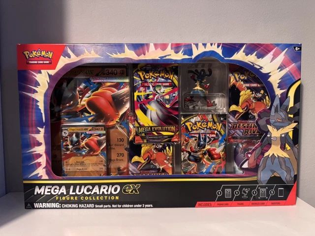 POKÉMON TCG MEGA Lucario EX Figure Collection Box - Brand New & Sealed ...