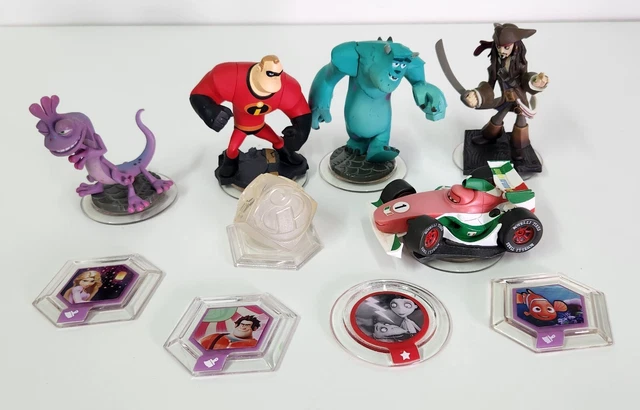 DISNEY INFINITY FIGURE Bundle - Pixar, Cars, Incredibles, Monsters Inc ...