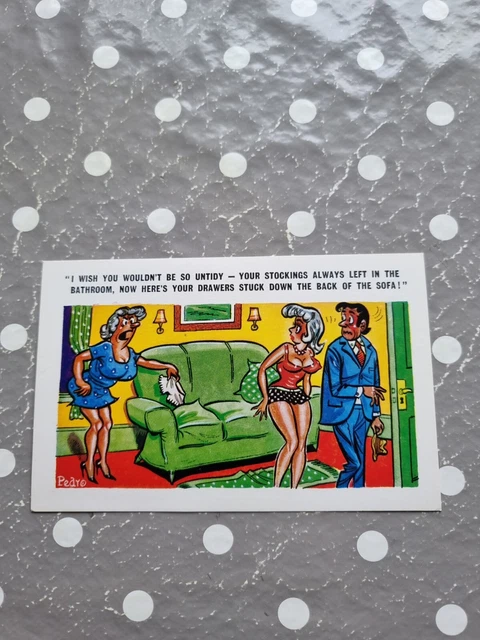 VINTAGE SAUCY SEASIDE Comic Postcard Sunny Pedro Series No 162 By Pedro ...