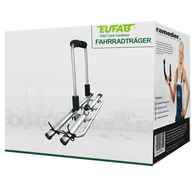 EUFAB FAHRRADTRÄGER DEICHSEL LAS Aluminium für 2 Fahrräder kg Top EUR 160,00 - PicClick DE