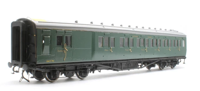 SLATERS 'O' GAUGE Sr Green Corridor/ Brake Composite #6658 Kit Built ...