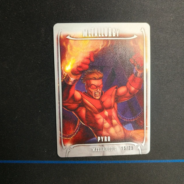 PYRO 2024 SKYBOX Marvel Masterpieces Nahuel Grego Metallurgy #M-24 /25 ...