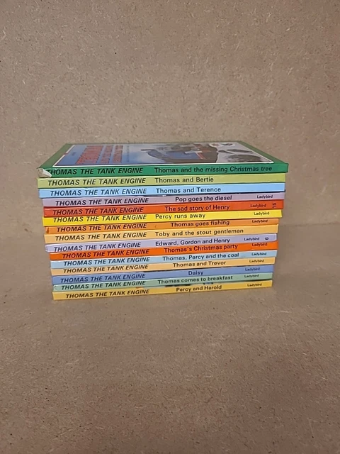 1980’S THOMAS THE Tank Engine ladybird books bundle by the Rev W Audrey ...