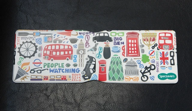 LONDON UNDERGROUND OYSTER Card Train Ticket Holder Folder Cover ...