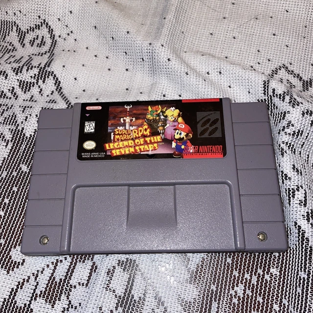 SUPER MARIO RPG: Legend of the Seven Stars SNES 1996 Cartridge Only ...