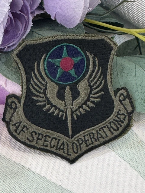 VINTAGE USAF AIR Force Special Operations Command AFSOC Patch Subdued ...