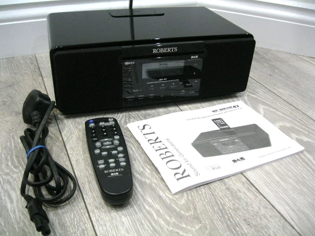 ROBERTS MP-SOUND 43 DAB Radio CD Player With Roberts Remote, Power Lead ...