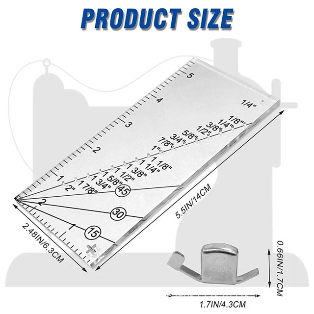 HEMS STRAIGHT LINE Magnetic Guide Clothing Measuring Gift Seam ...