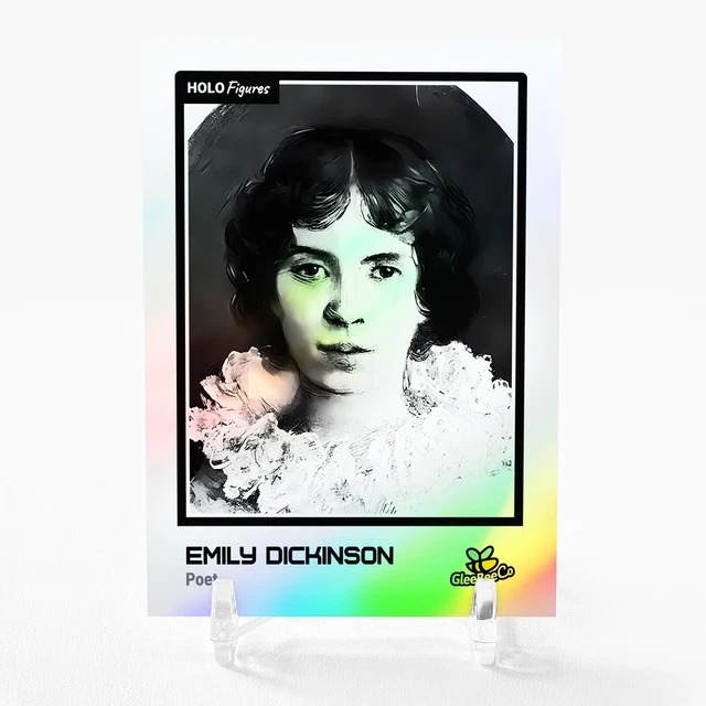 CARTE EMILY DICKINSON 2023 GleeBeeCo Holo figurines poète #LPT3 ...