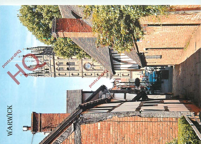 POSTCARD> WARWICK, ST. Mary's Church from Castle Street, By Gordon ...