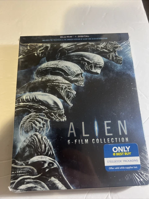 COLLEZIONE FILM ALIEN 6, Best Buy esclusiva steelbook, disco Blu-ray ...