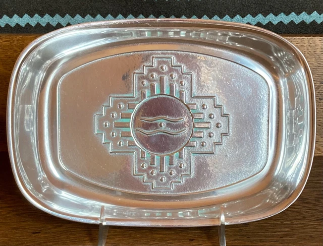 VINTAGE RWP WILTON Armetale Southwestern Zia Tray Pewter - Made in USA ...
