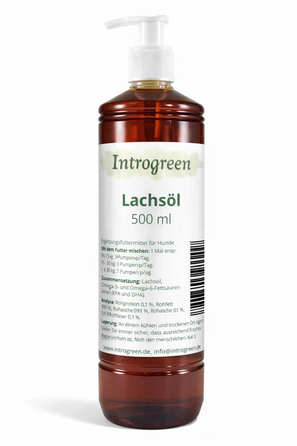 REINES LACHSÖL FÜR Hunde – Omega‑3 Power für Fell, Haut & Vitalität ...