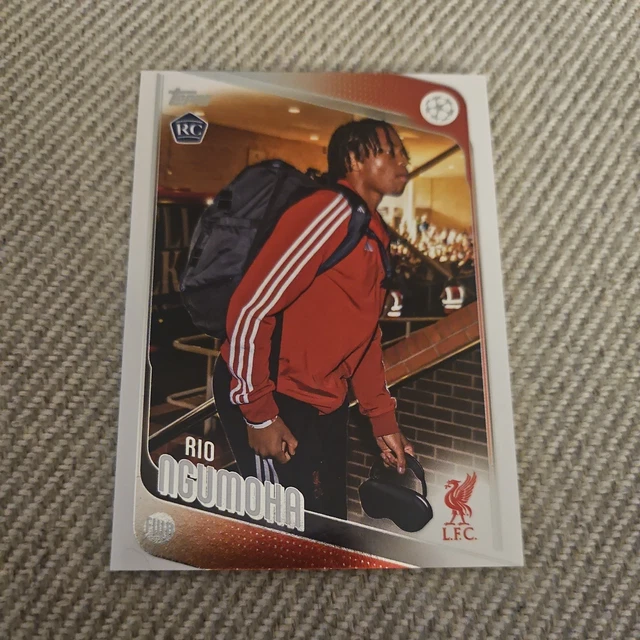 TOPPS UCC FLAGSHIP 2025-26 Rio Ngumoha Image Variation Short Print (RC ...