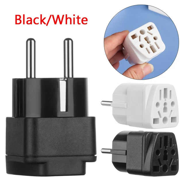 GERMANY AC 250V 50Hz Adapter EU Plug Converter Electrical Socket Power ...