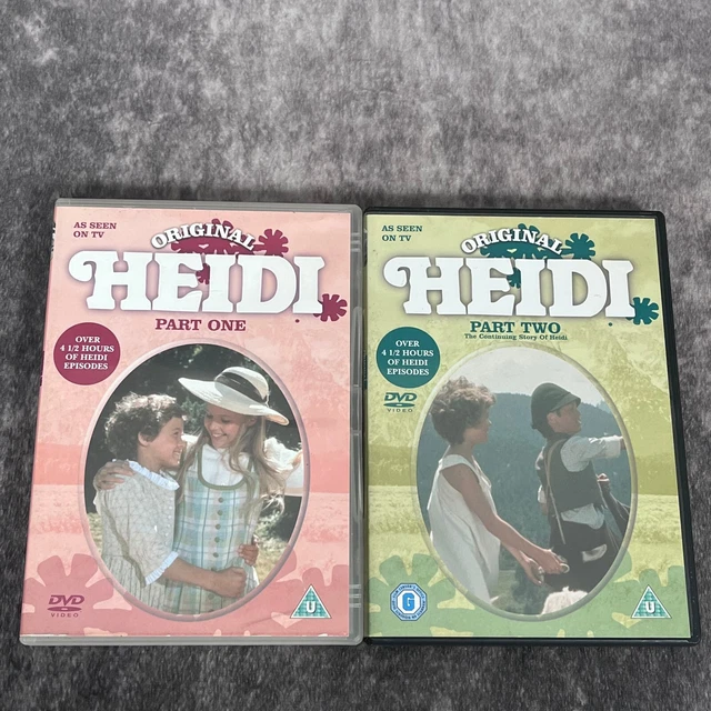 ORIGINAL HEIDI PART One & Part Two DVD Bundle - Complete Series 26 ...