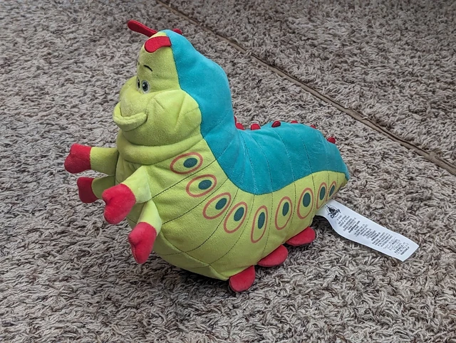 DISNEY STORE AUTHENTIC Bugs Life Heimlich Caterpillar Plush Toy Doll £ ...
