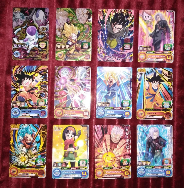SUPER DRAGON BALL Heroes Lotto 12 Carte SR Holo Brillanti Rarissime Goku Freezer EUR 19,99 ...