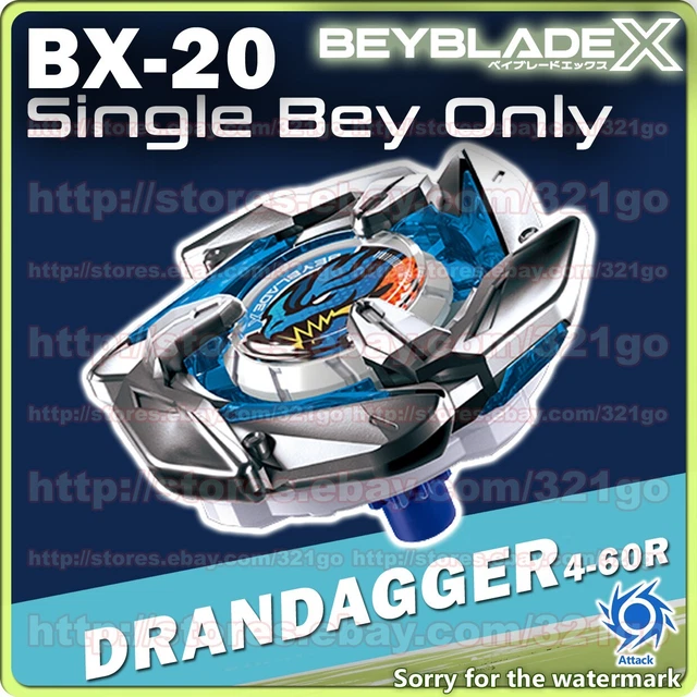 TAKARA TOMY BEYBLADE X・Single Bey de BX-20・Dran Dagger 4-60R・avec QR ...
