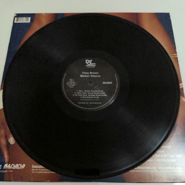 FOXY BROWN / Broken Silence 12" Vinyl 2001 US Original Edition 2LP Def ...