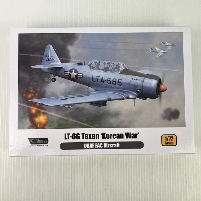 WOLFPACK 1/72 SCALE USAF FAC Aircraft LT-6G Texan Model Kit WP17211 $49 ...