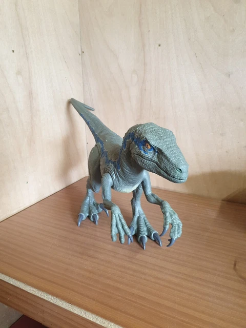 MATTEL JURASSIC WORLD Velocirraptor - Blue £29.99 - PicClick UK