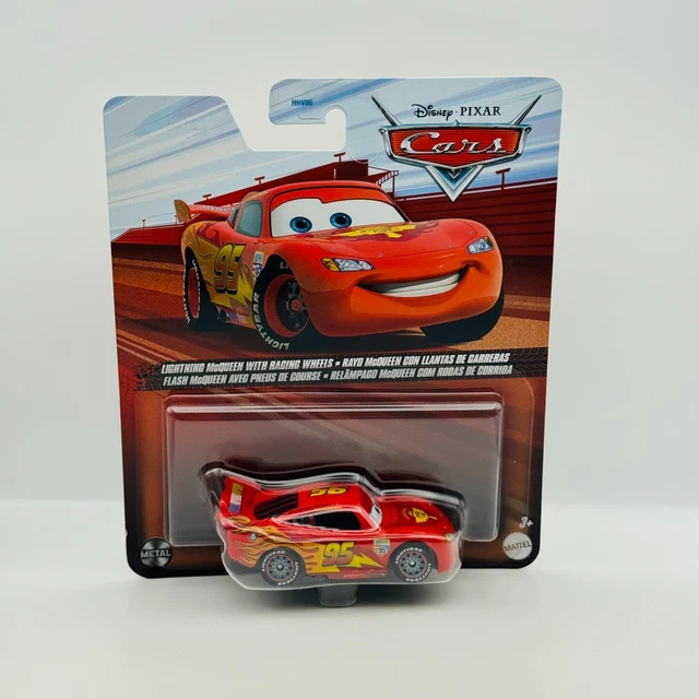 DISNEY PIXAR CARS - WGP LIGHTNING MCQUEEN WITH RACING WHEELS 2024 - 1: ...