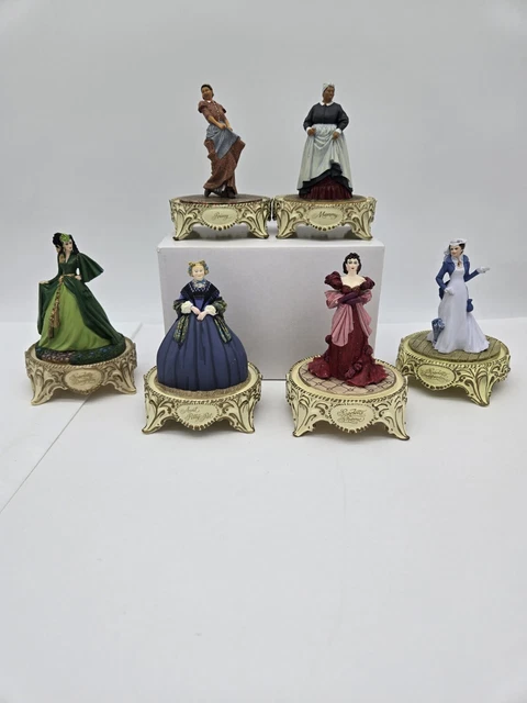 SCARLETT’S 1993 GONE with the Wind Figurines Pitty Pat Prissy Set Of 6 ...