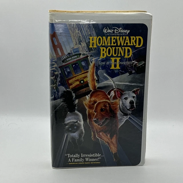 HOMEWARD BOUND II: Lost in San Francisco (Movie/VHS, Used-Good, Vintage ...