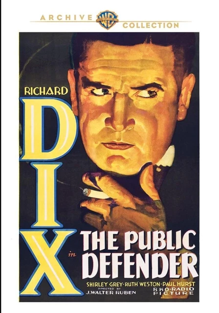 PUBLIC DEFENDER (DVD) Richard Dix Shirley Grey Purnell Pratt Edmund ...