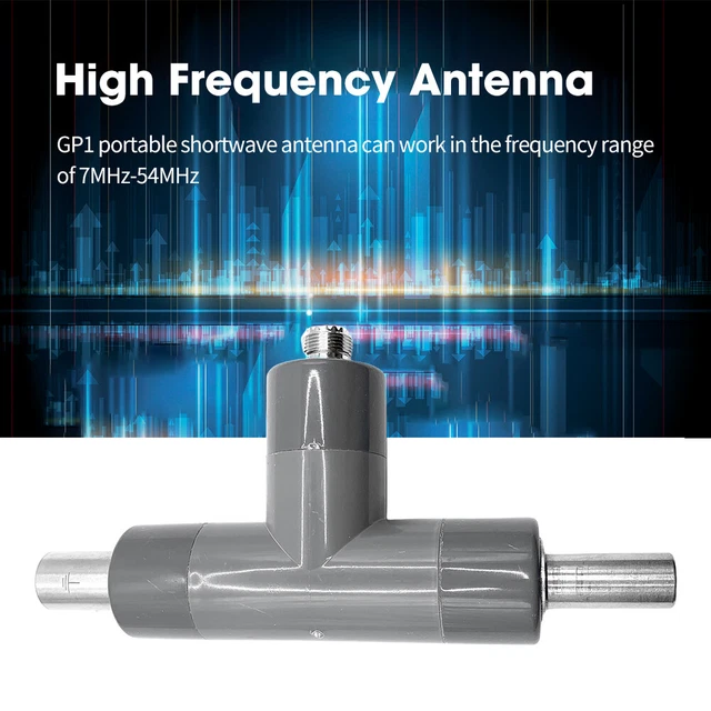 AU GP1 HIGH-FREQUENCY Antenna SWR Less Than 1.5 7MHz-54MHz for Q900 HF ...