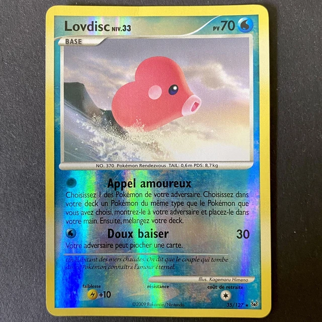 CARTE POKÉMON LOVDISC 35/127 REVERSE RARE holo - FR Platine EUR 1,59 ...