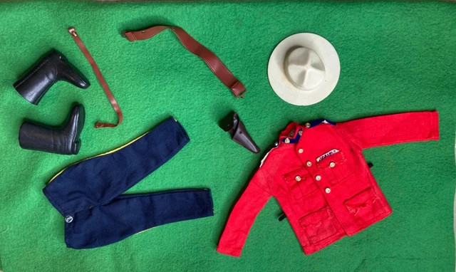 VINTAGE ACTION MAN Canadian Mountie Uniform £5.00 - PicClick UK