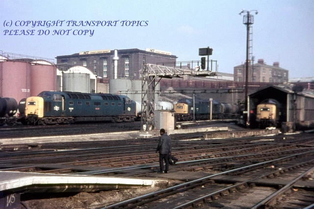 DIESEL RAILWAY PHOTO CLASS 55 DELTIC 55003 MELD Kings Cross 1977 - LAST ...