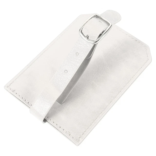 LUGGAGE TAG PORTABLE Baggage Tag PU Luggage Hanging Label Travel ...