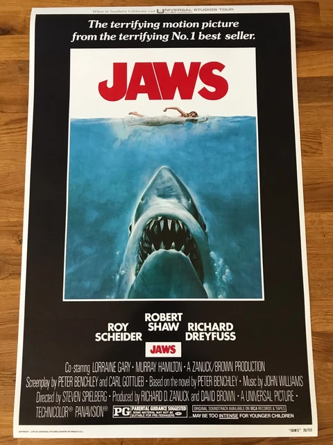 MOVIE POSTER JAWS 430mm x 660mm (Bit bigger than A2) £3.99 - PicClick UK