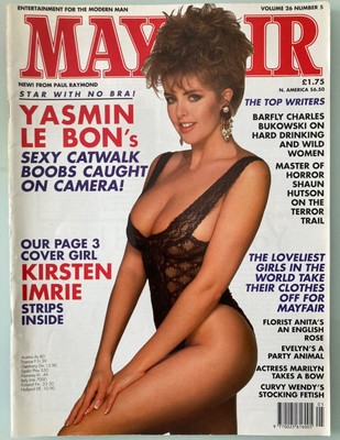 MAYFAIR MAGAZINE VOL 26 No 5, 1991, Very Good Condition, Feat. Kirsten ...