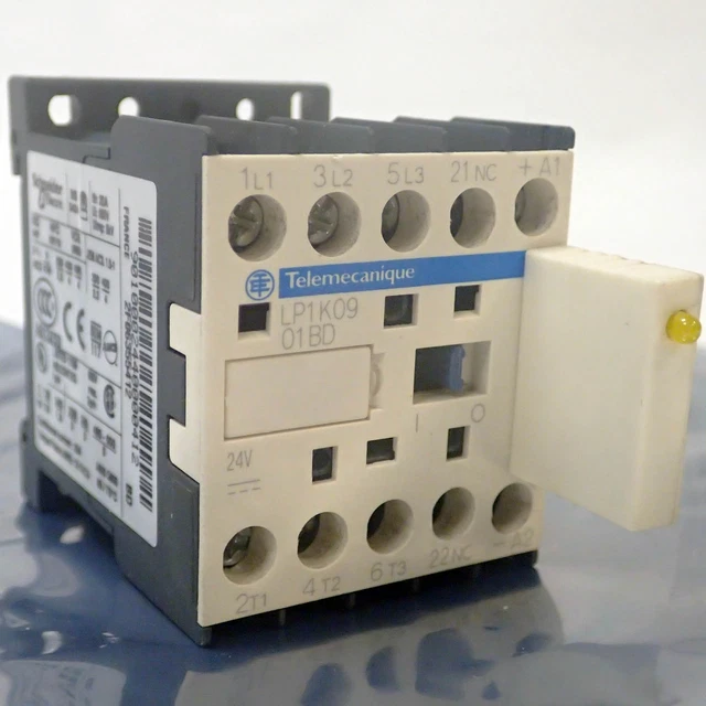 SCHNEIDER TELEMECANIQUE LP1K09 01Bd Mini Contactor Starter W/ La4Kc1B ...