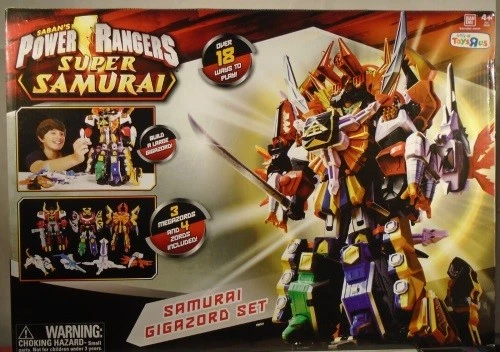 ENSEMBLE CADEAU POWER Rangers Super Samurai Gigazord Megazord Clawzord ...